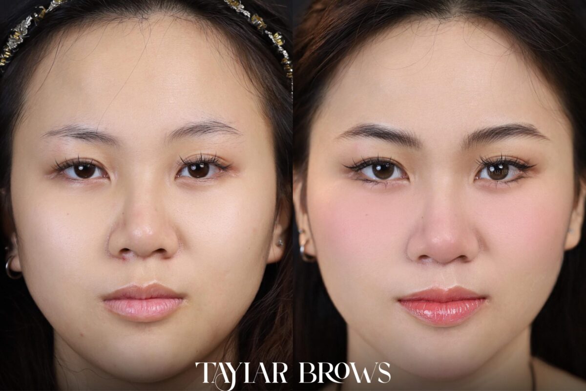 TAYLAR BROWS đã lột xác hoàn toàn cặp chân mày nguyên bản của chị Vân ...